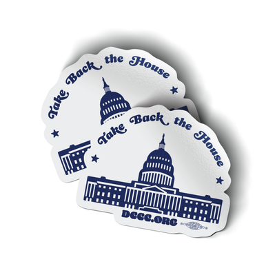 Take Back The House Capitol Stickers - DCCC Webstore