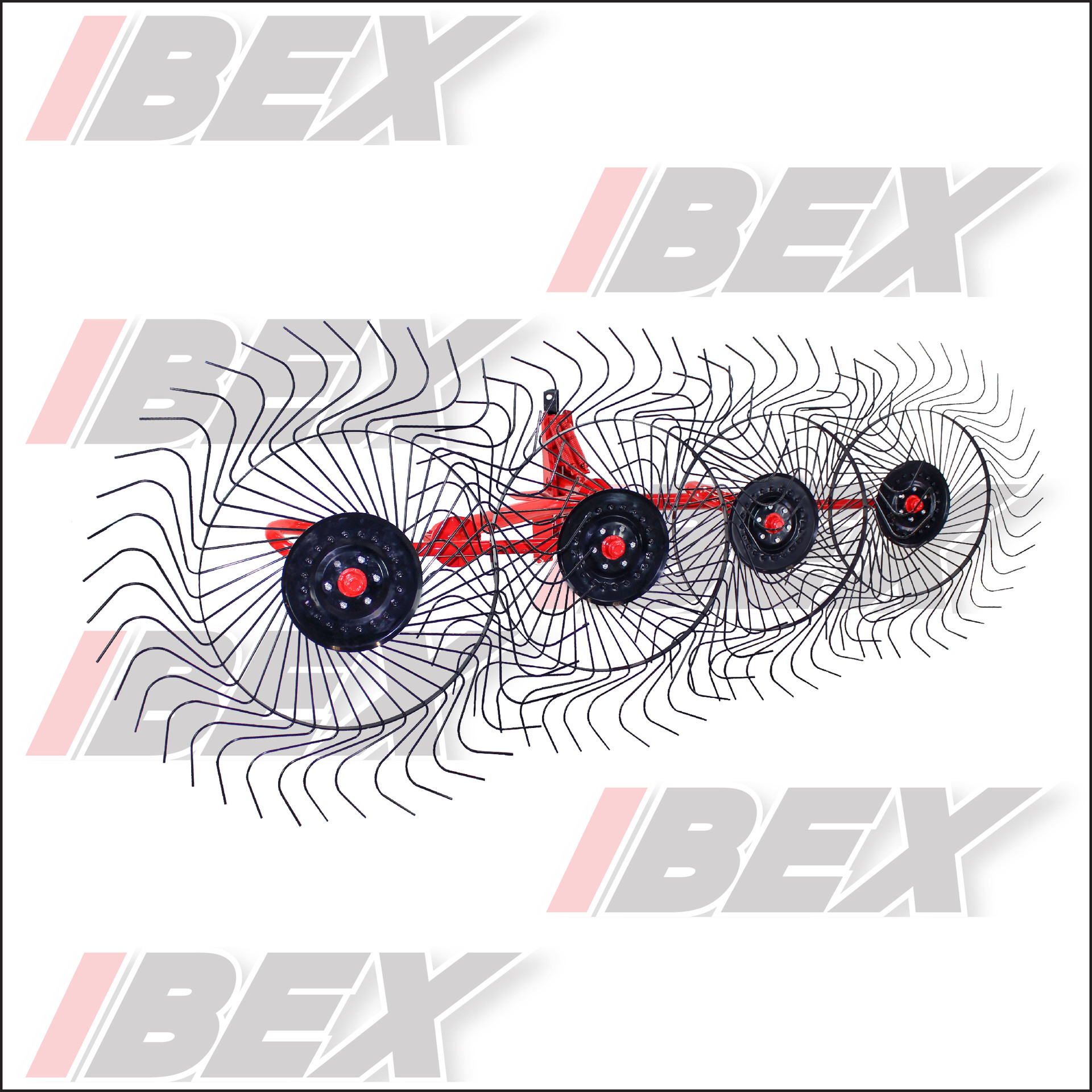 Hay Rakes | Ibex Equipment | Tractor Attachments for Subcompact and ...