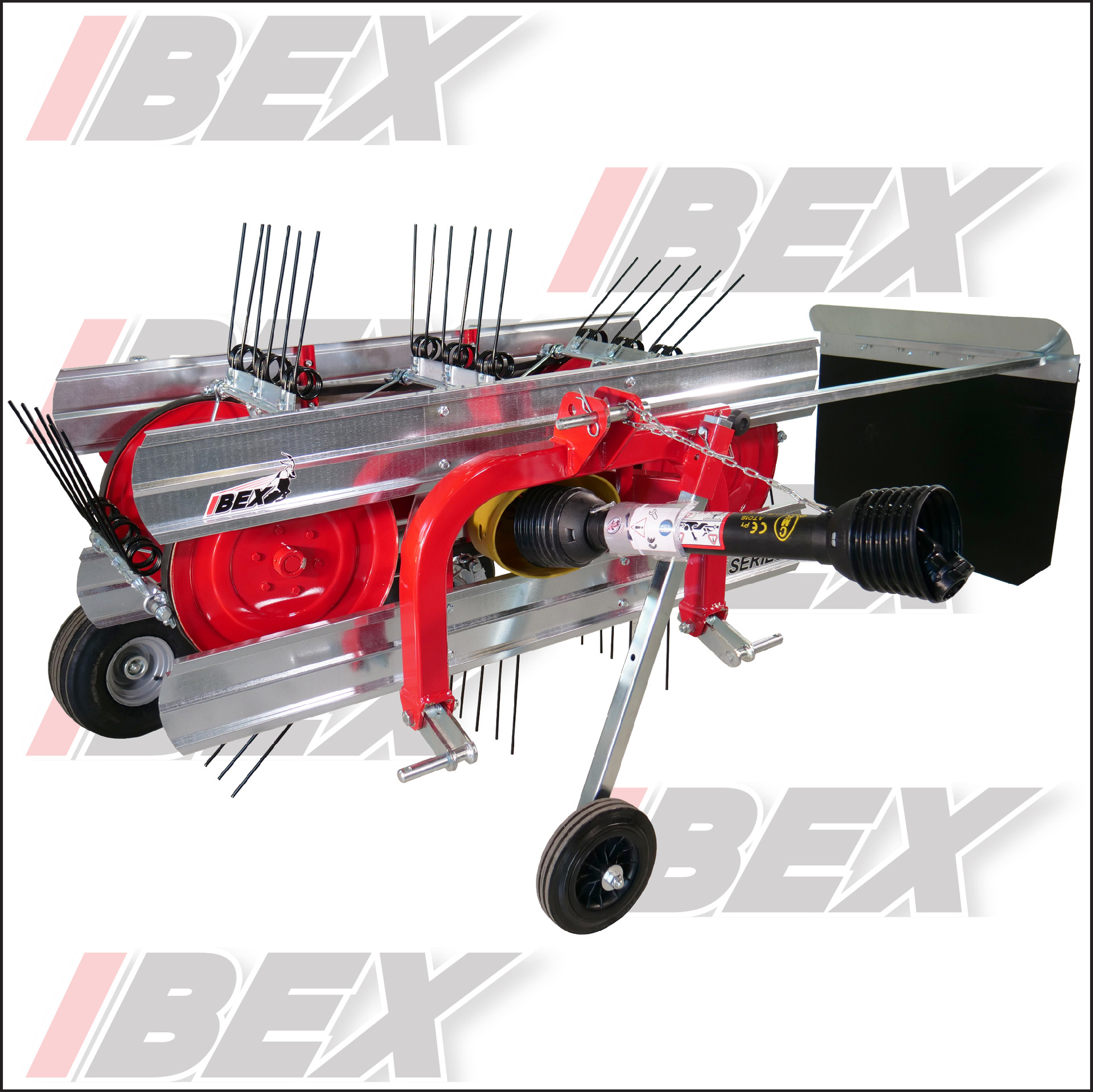 Ibex TX80 Belt Rake | Ibex Equipment | Subcompact Tractor | Hay Rake