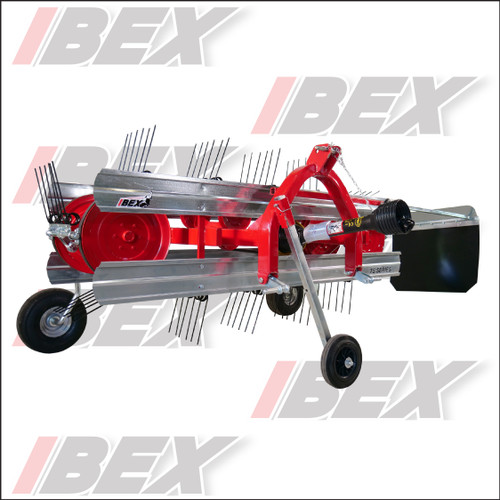 Ibex TS100 Belt Rake | Ibex Equipment | Compact Tractor | Hay Rake