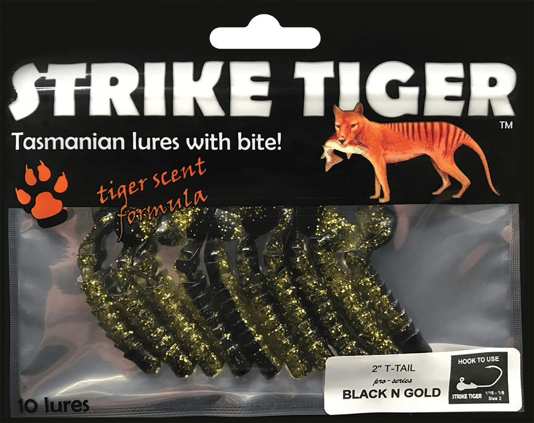 Soft Plastics - 2" T-Tail Pro-Series - Strike Tiger Lures