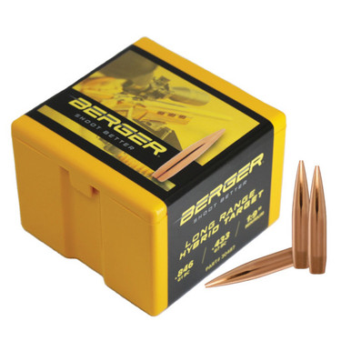Berger 30 Cal 245 Gr LR Hybrid Target Bullets (100 Ct) - Creedmoor ...