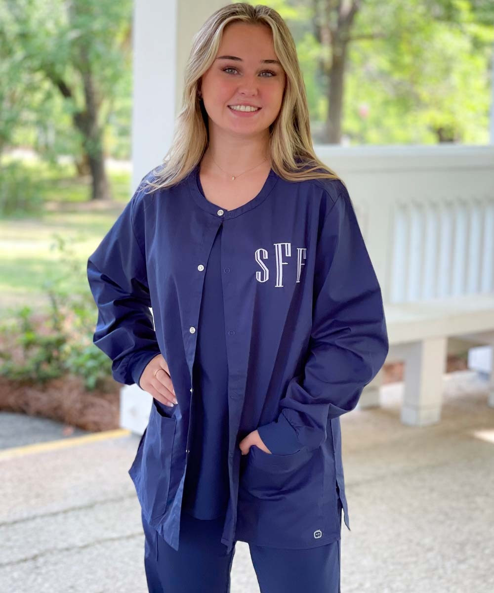 WonderWink Full Zip Scrub Jacket