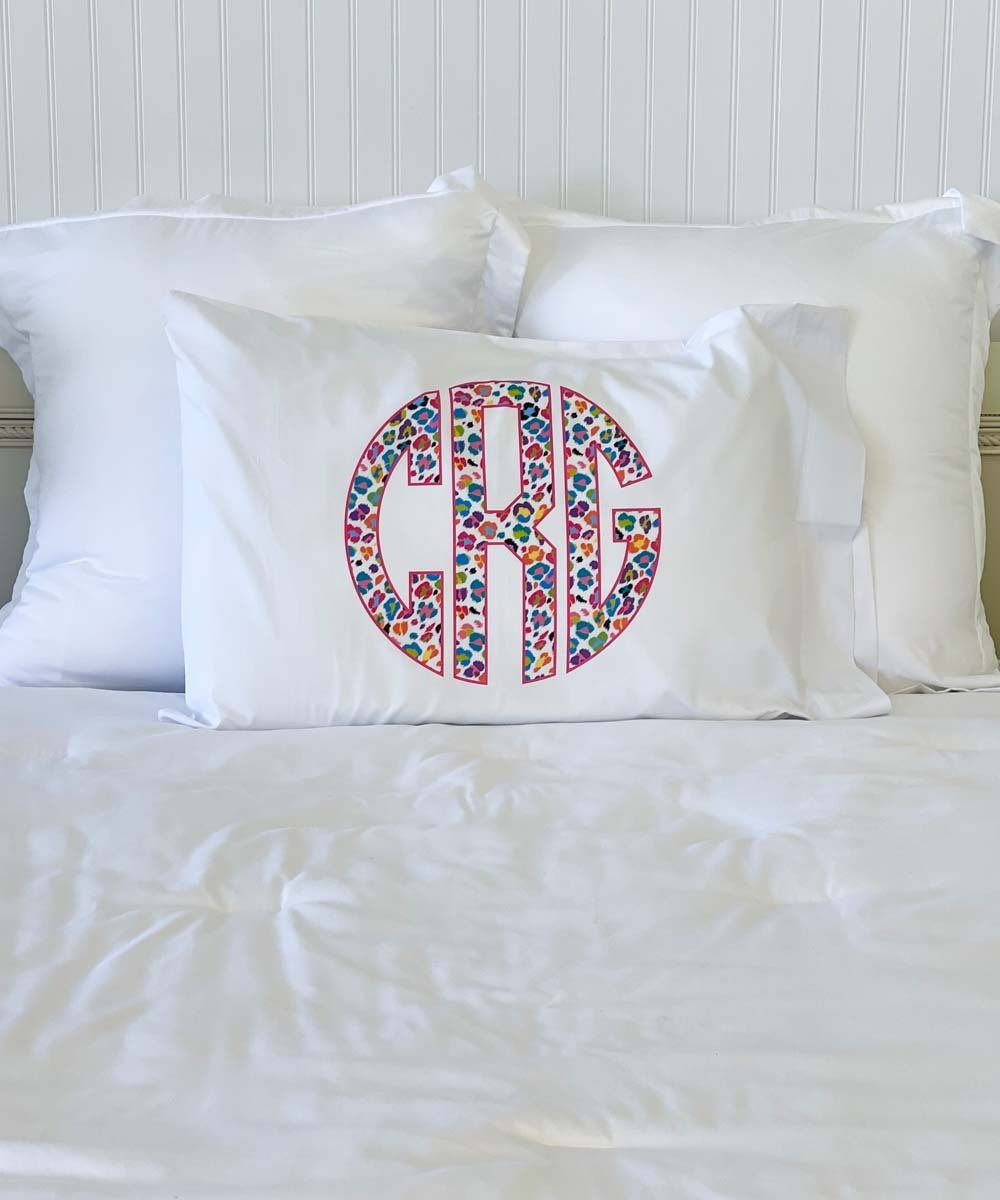 Monogrammed Personalized Pillowcase