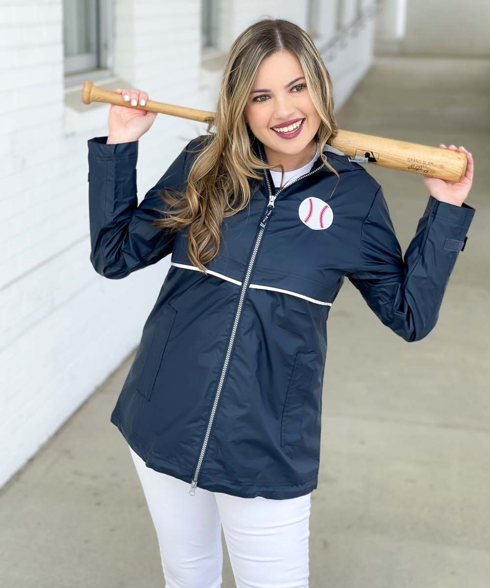 Monogrammed Rain Jacket
