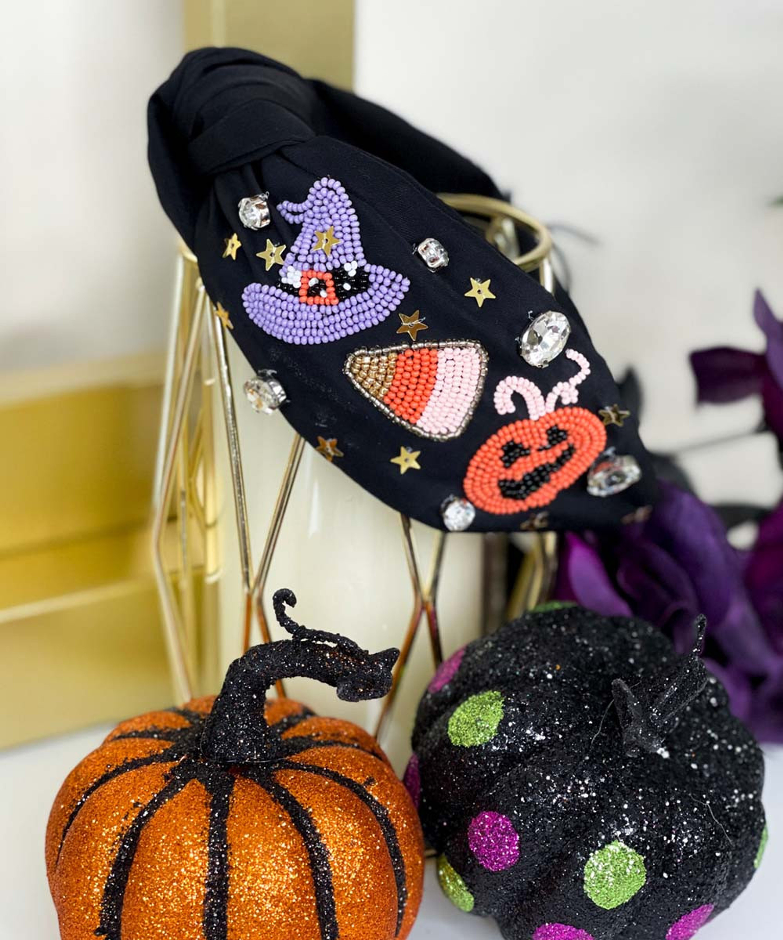 Candy Corn Halloween Headband