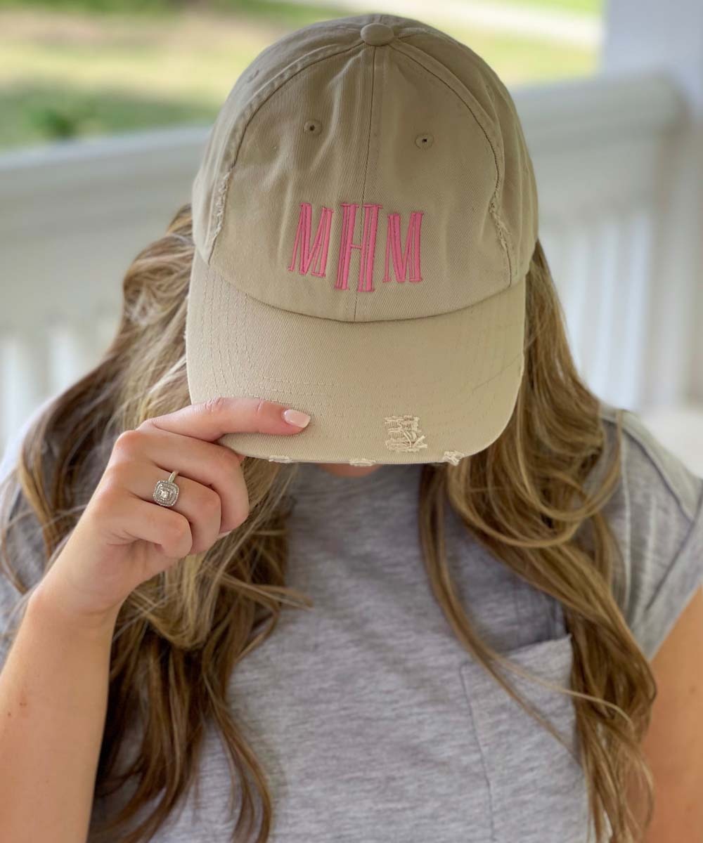 Monogrammed Cap