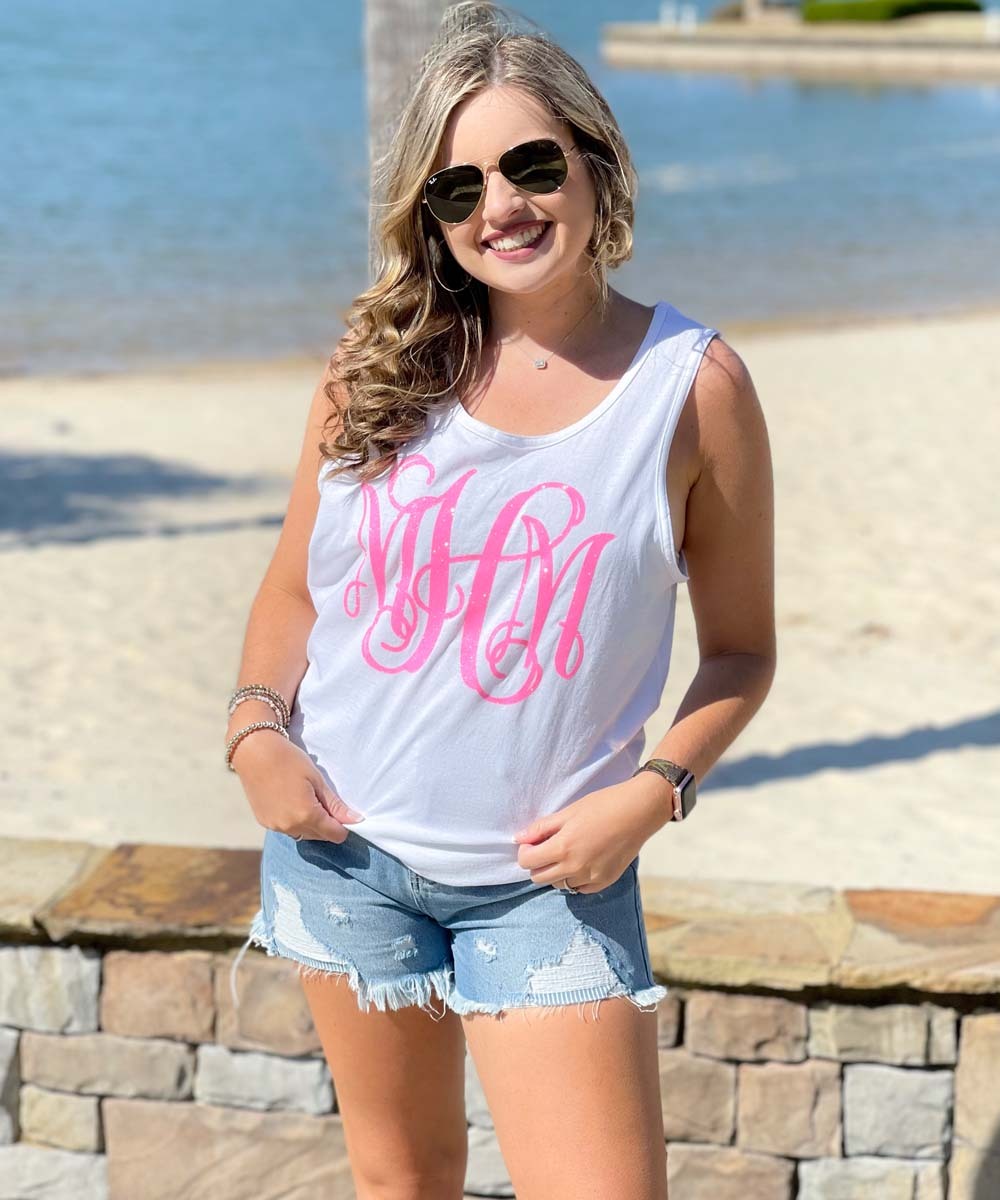 Monogrammed and Personalized Tank Top