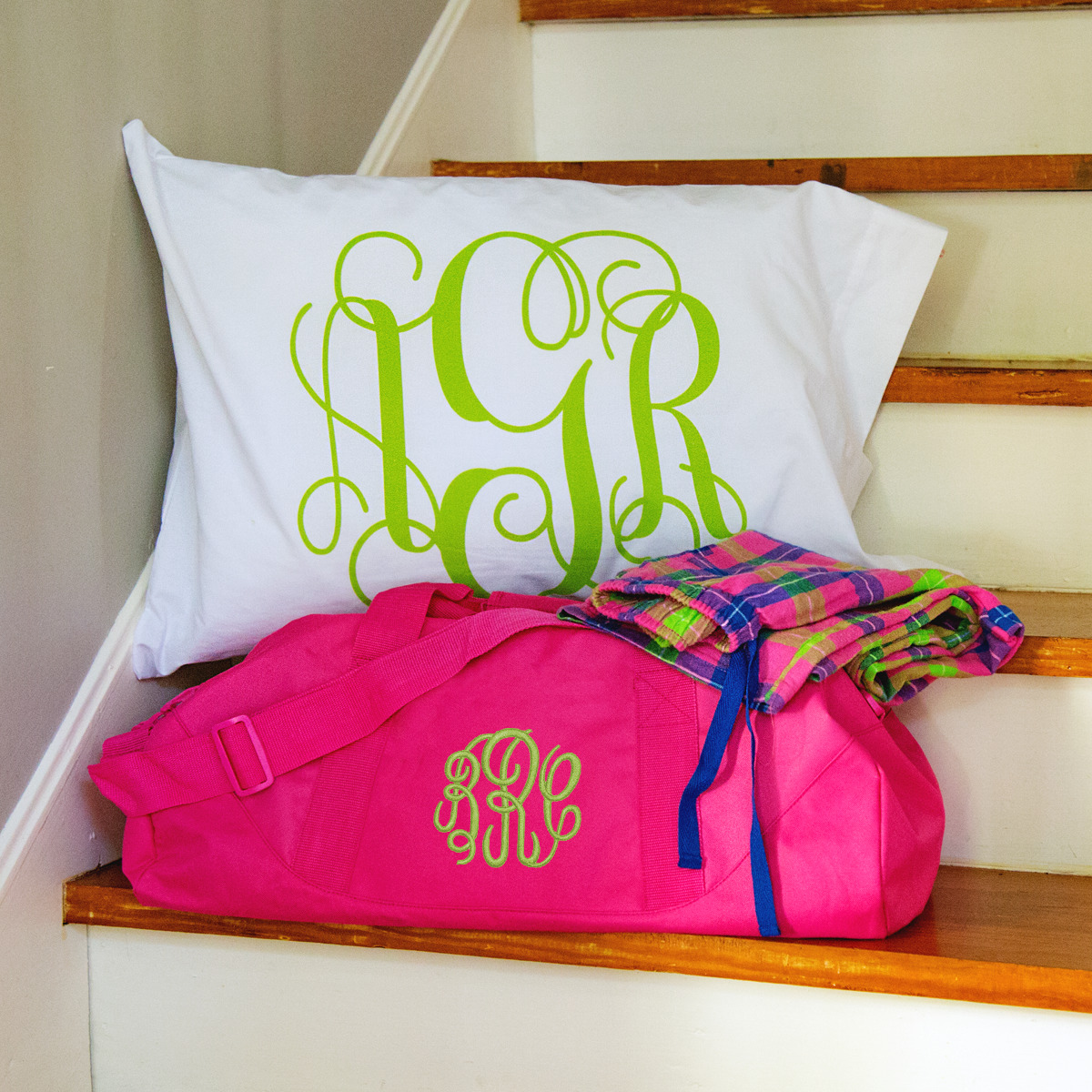 Monogrammed Personalized Pillowcase