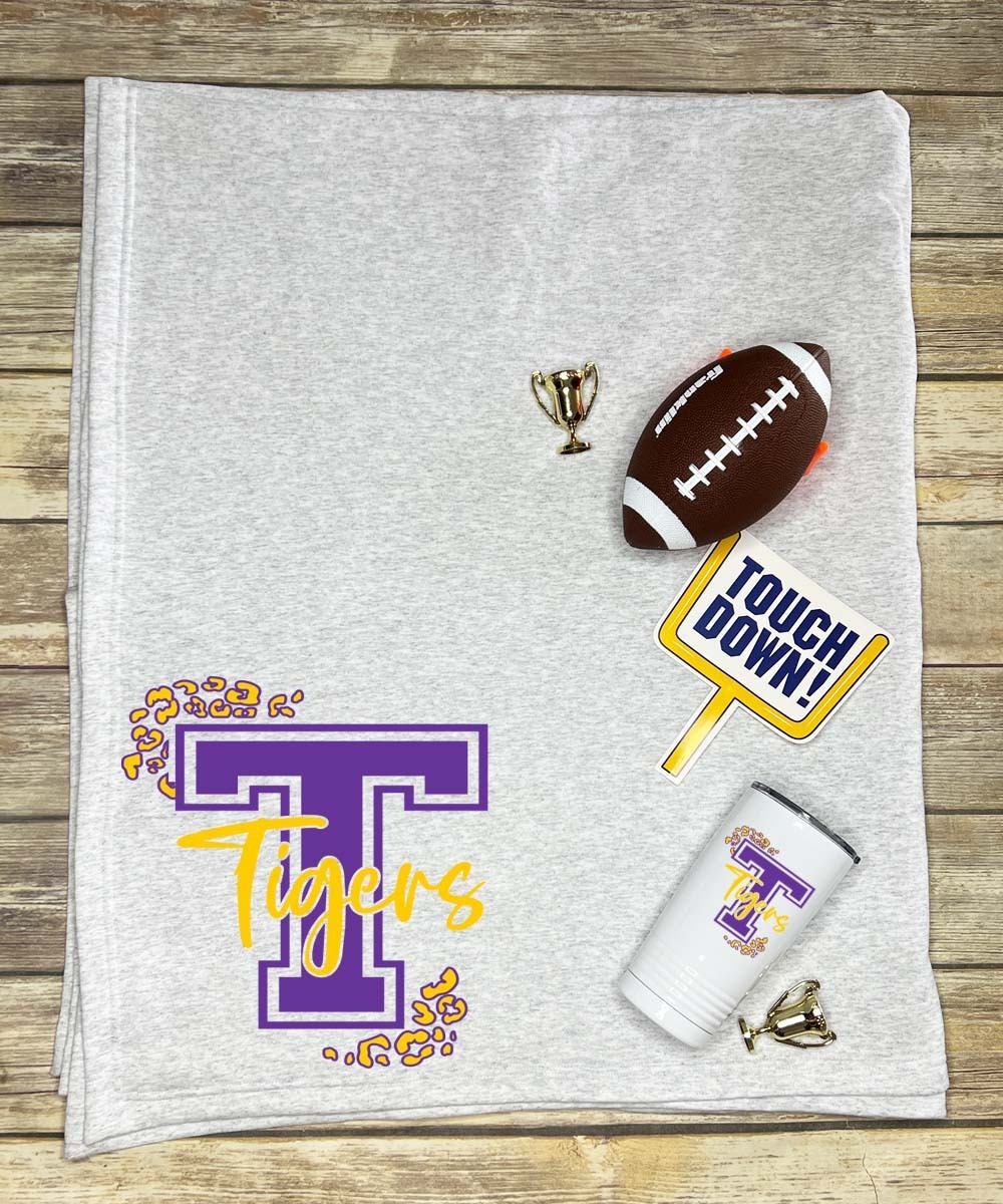 Personalized Football Stadium Blanket