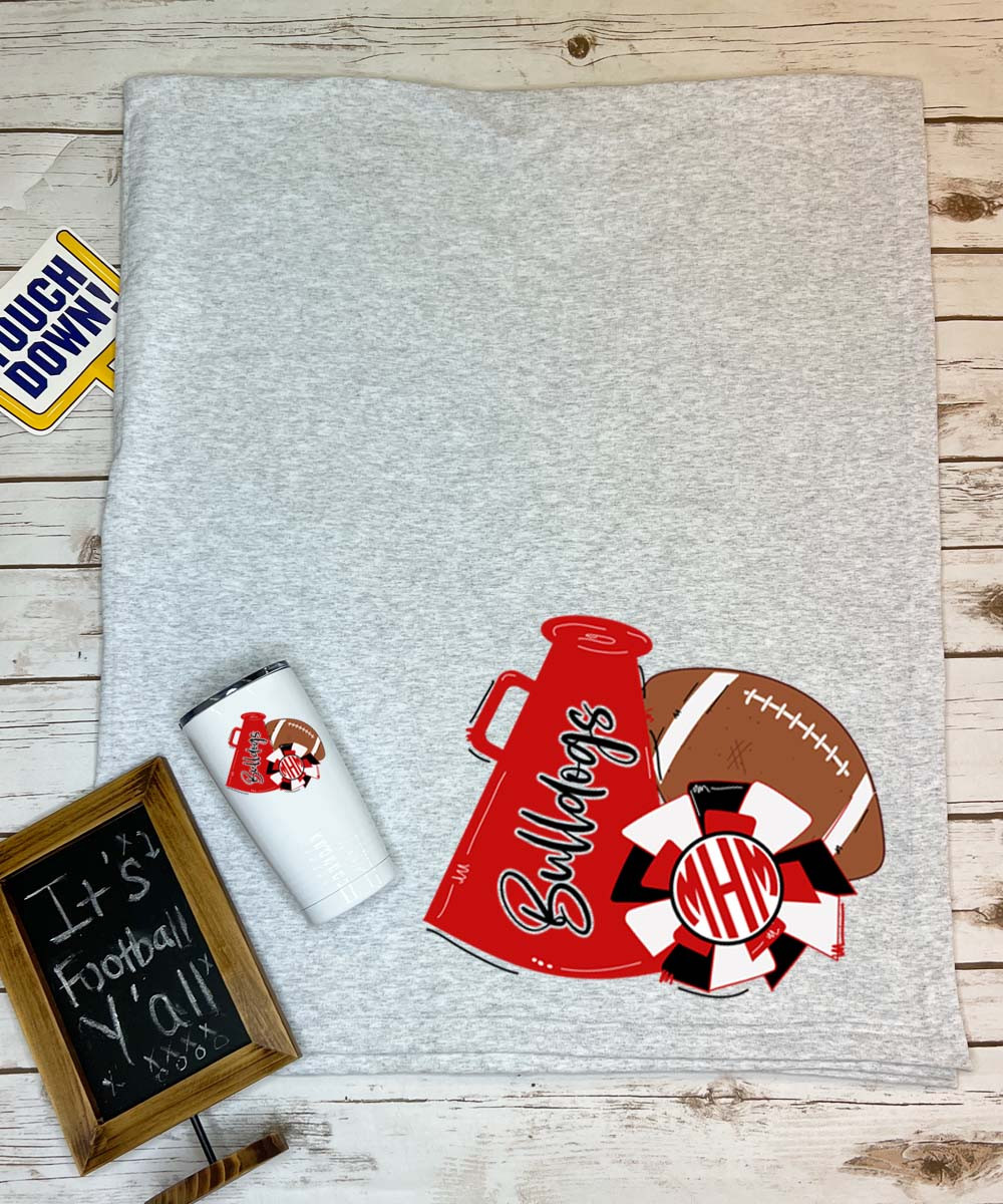 Personalized Football Stadium Blanket