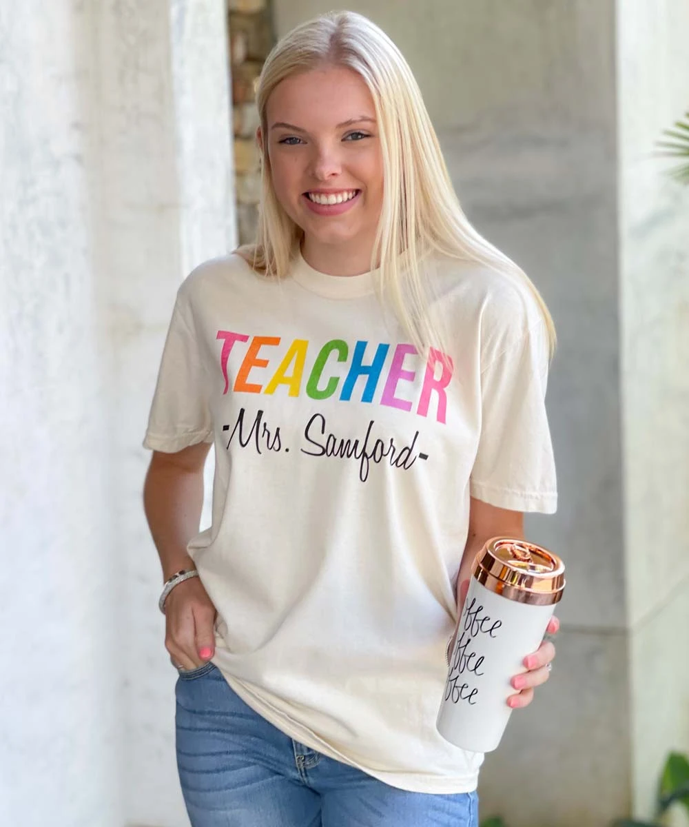 Teacher Comfort Colors Shirt