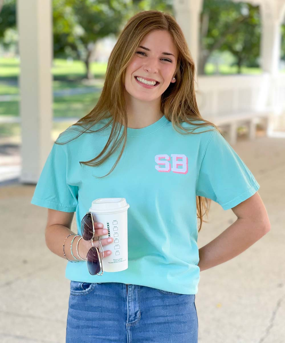 Monogrammed Comfort Colors T-Shirt