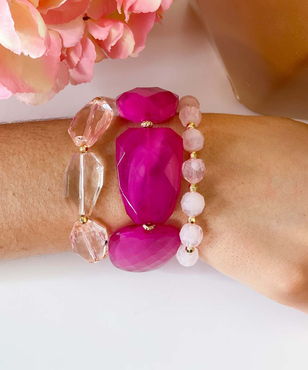 Acrylic Beaded Bracelets