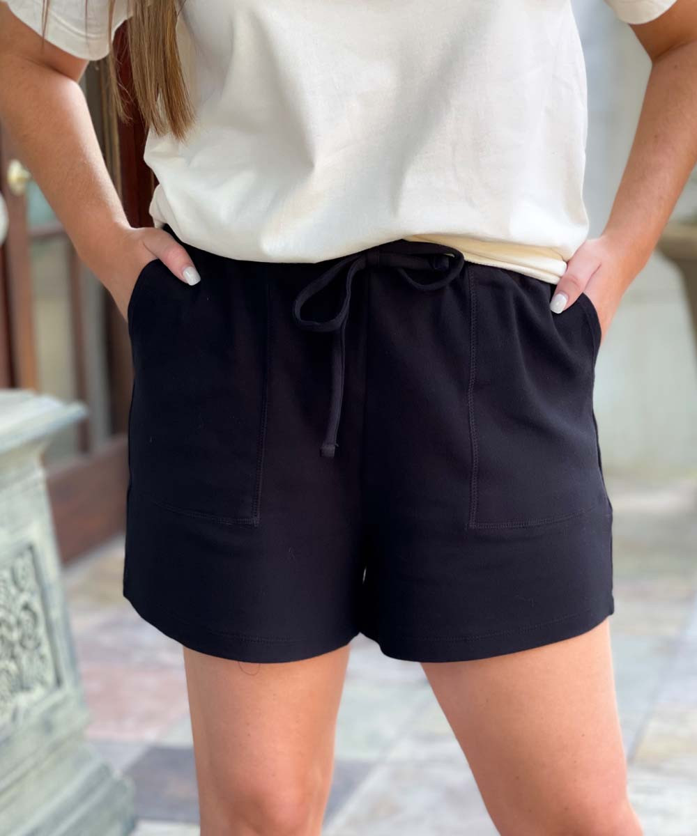 Cotton Drawstring Shorts