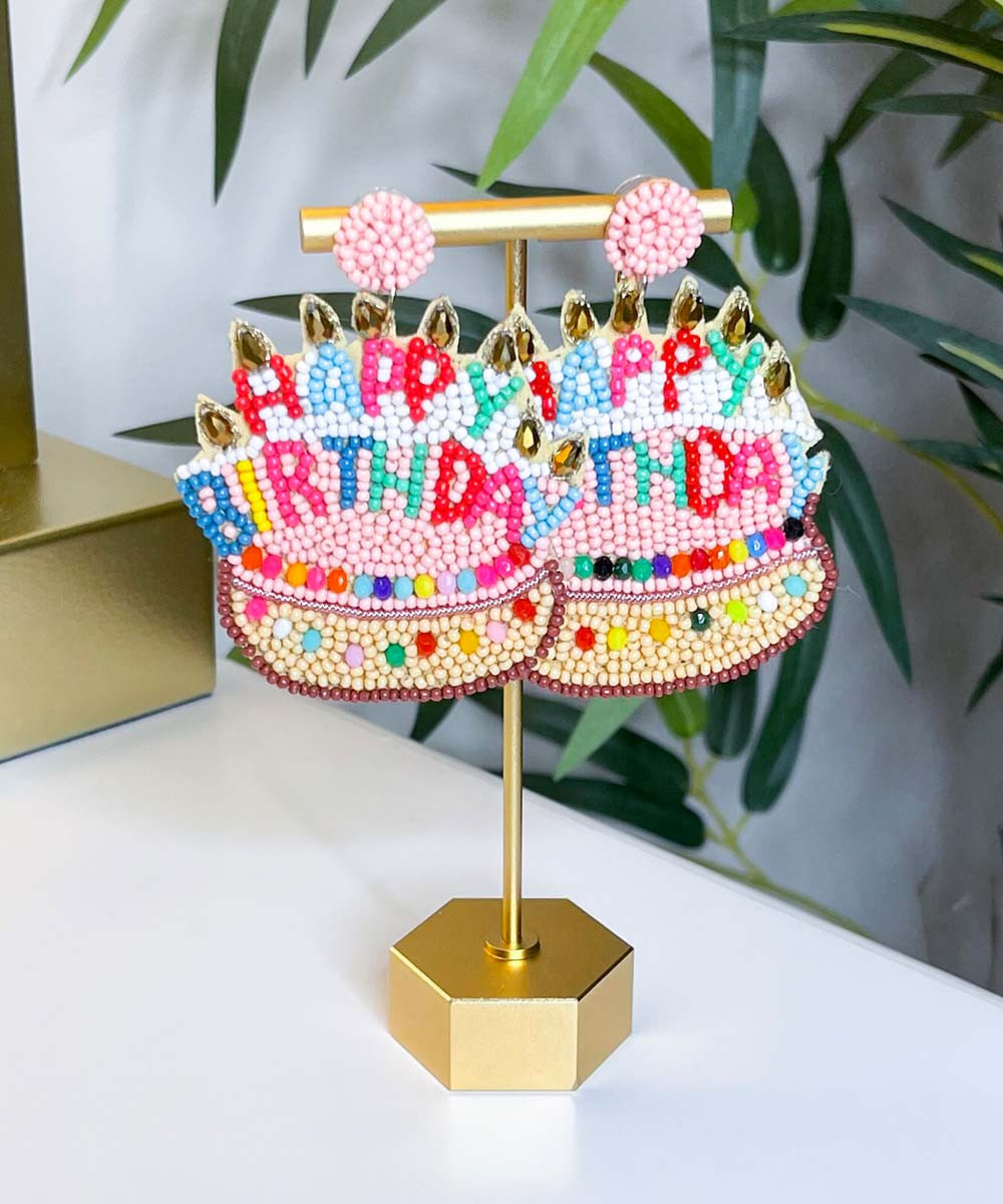 Happy Birthday Earrings