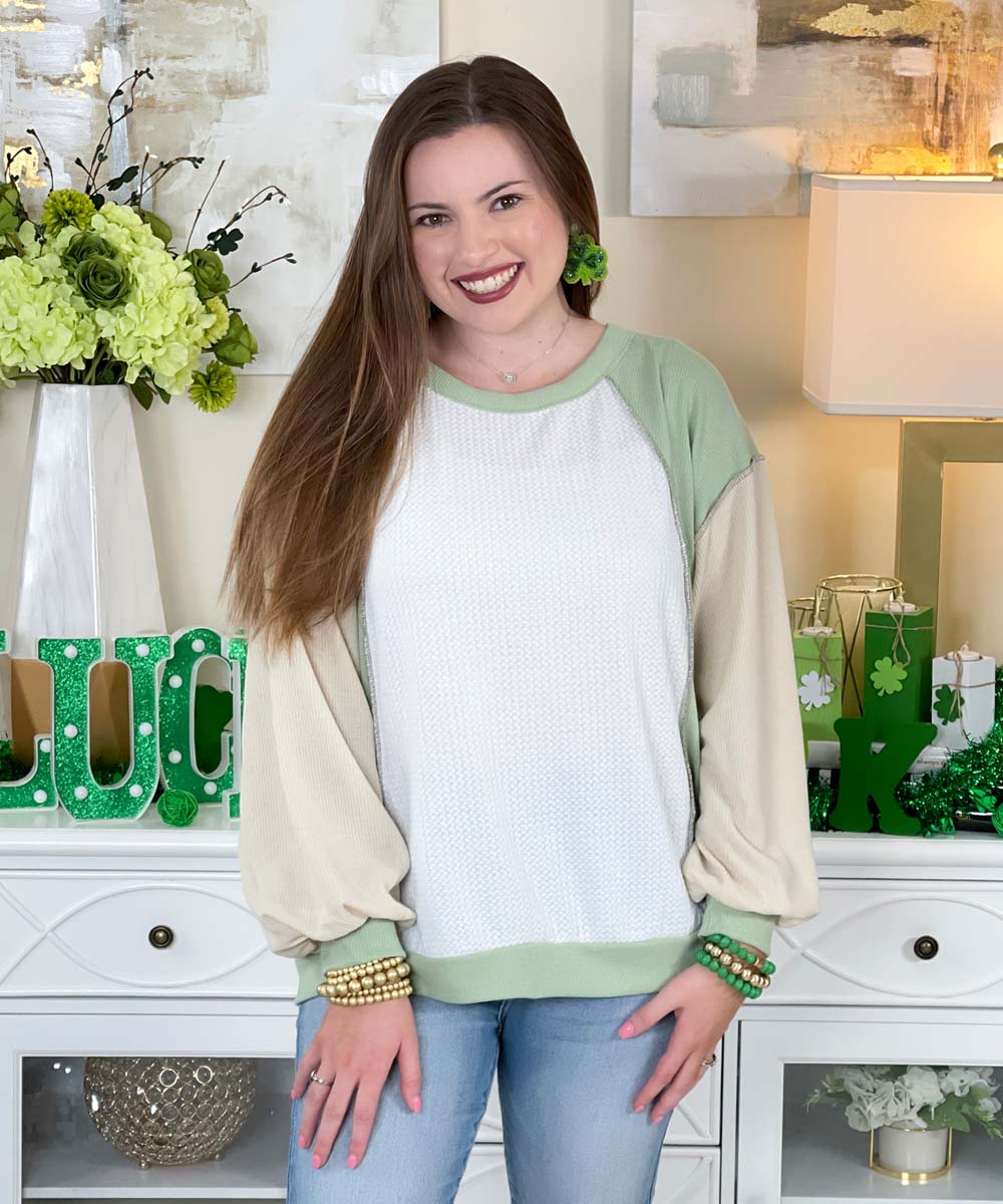 Ladies Color Block Top