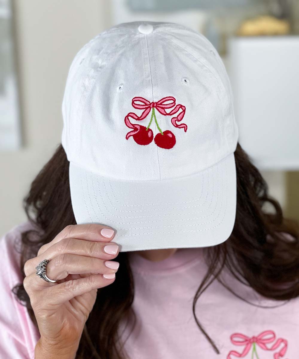 Cherries Ladies Ball Cap