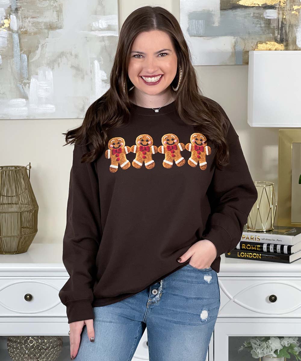 Gingerbread Men Crewneck Sweatshirt