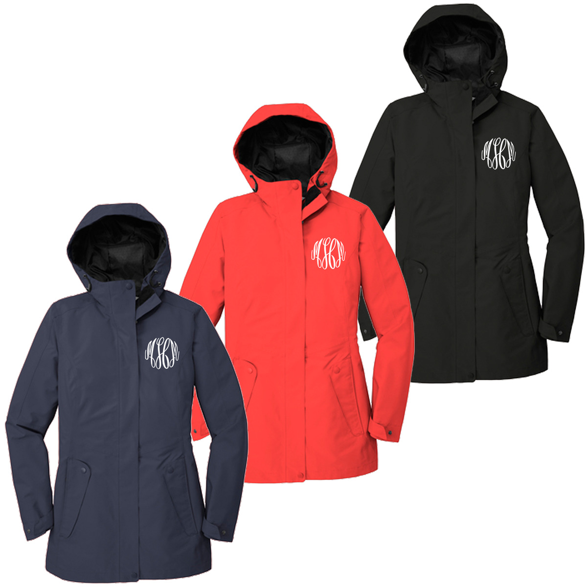 Monogrammed Full Zip Jacket