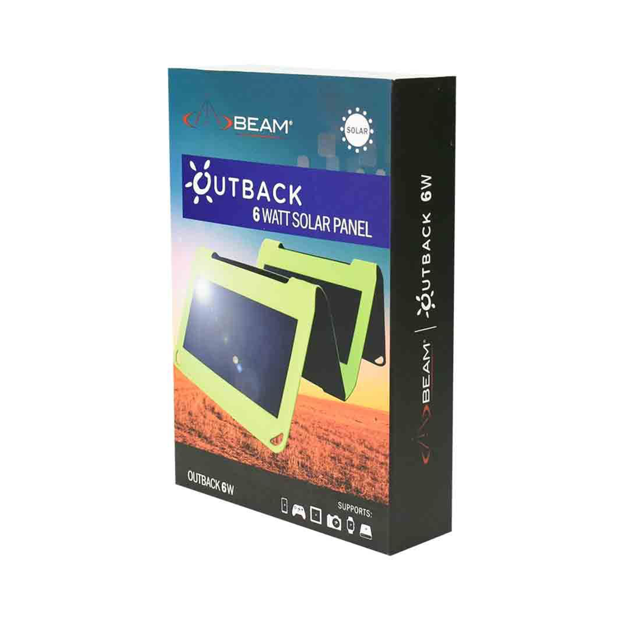 BEAM Outback 6W and 10W Portable Solar Panel | Compact Off Grid Power