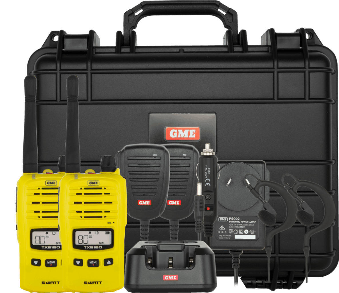 GME TX6165T Series with Accessories – Twin Pack, Available in Yellow ...