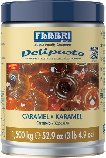 Delipaste Caramel - tins 1,500kg (3.3lb)