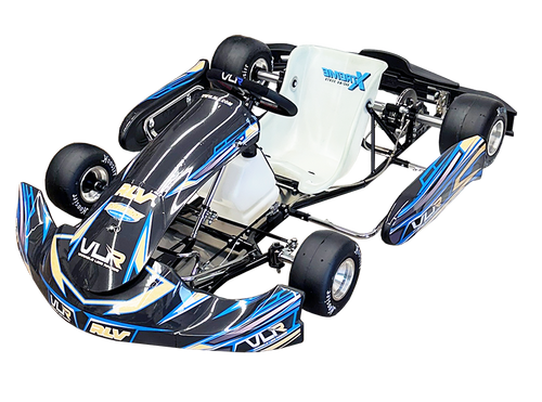 VLR Emerald Adult Kart Chassis, 28mm w/ 30mm Front Axle (W/ LO206 ...