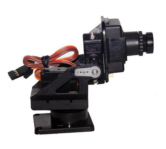 Fixture for servos of webcam used for Robotics