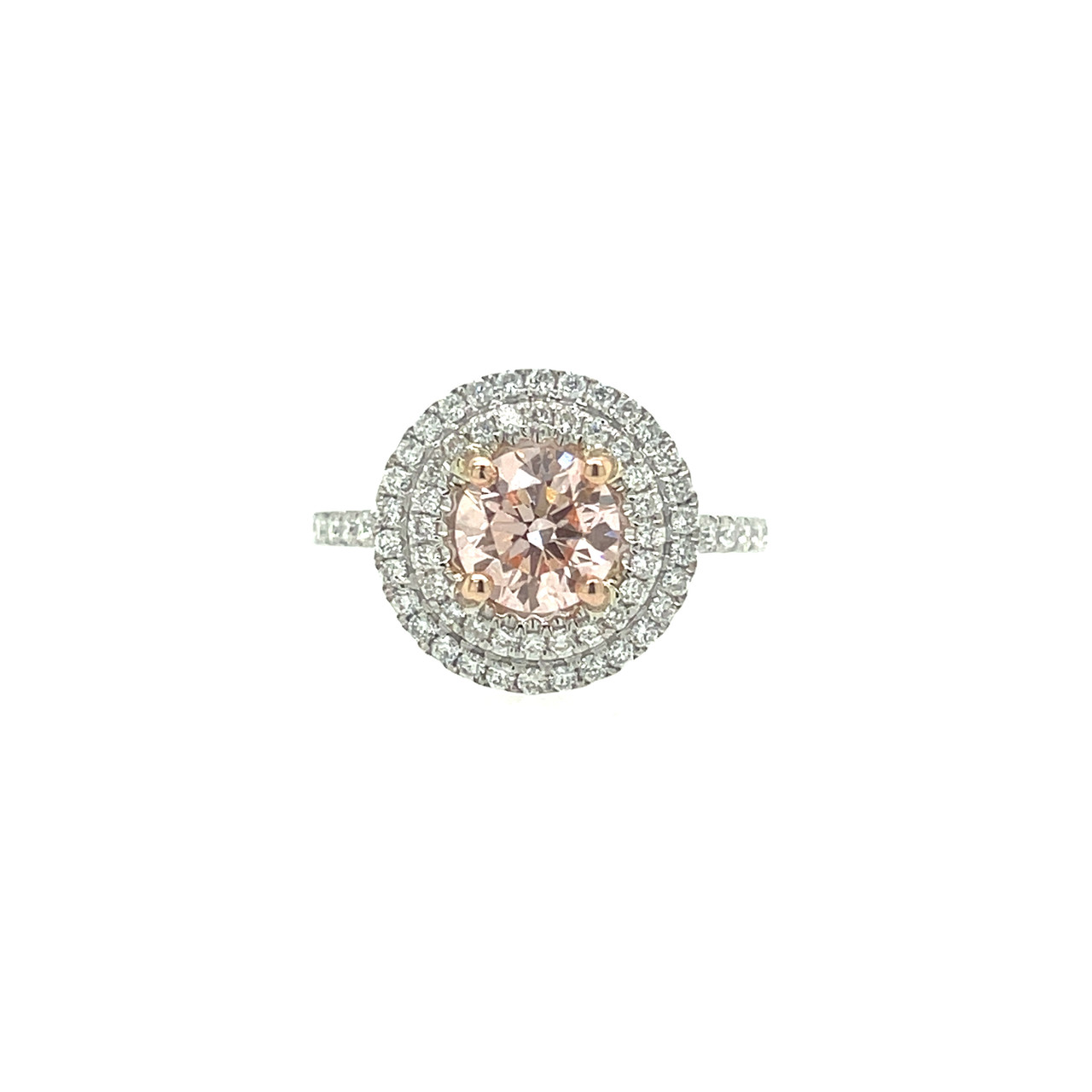 Rose Pink Diamond Ring - Bachini Jewellers