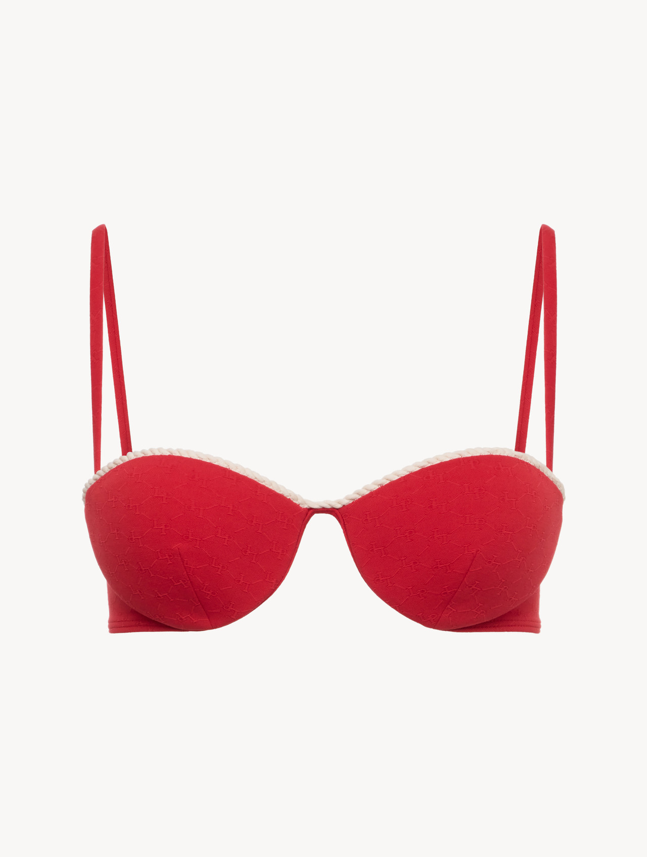 Bandeau Bikini Top In Red