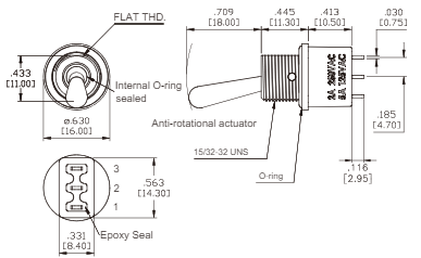 Taiway 100h Toggle Switch For Remotes And Controllers