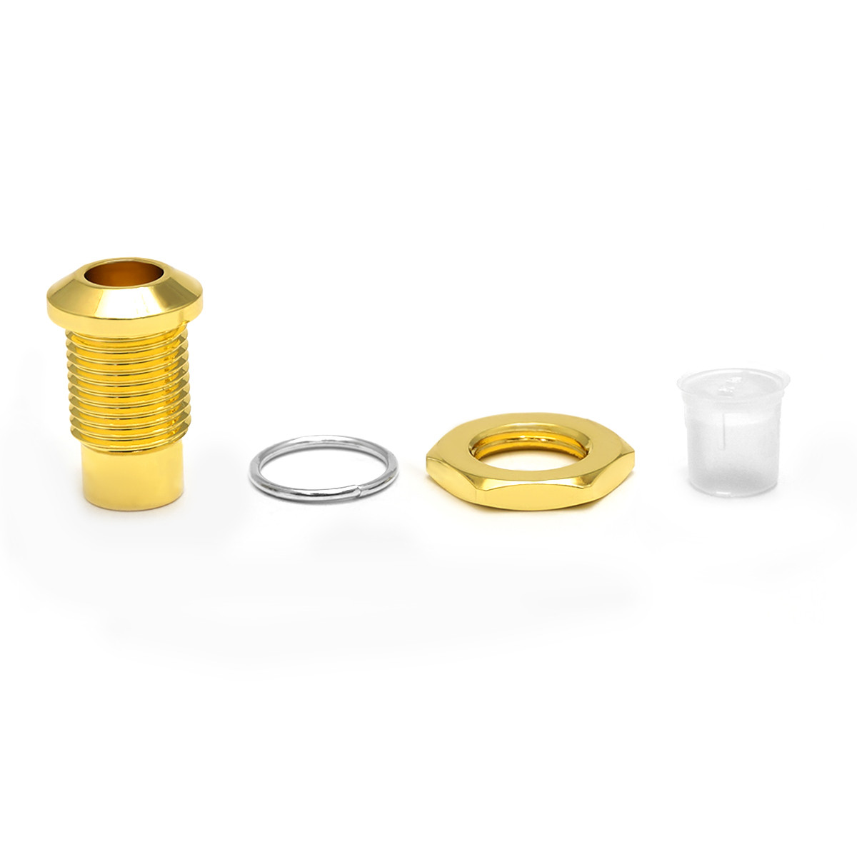 5mm LED Mounting Bezel | Gold Plated With Hardware