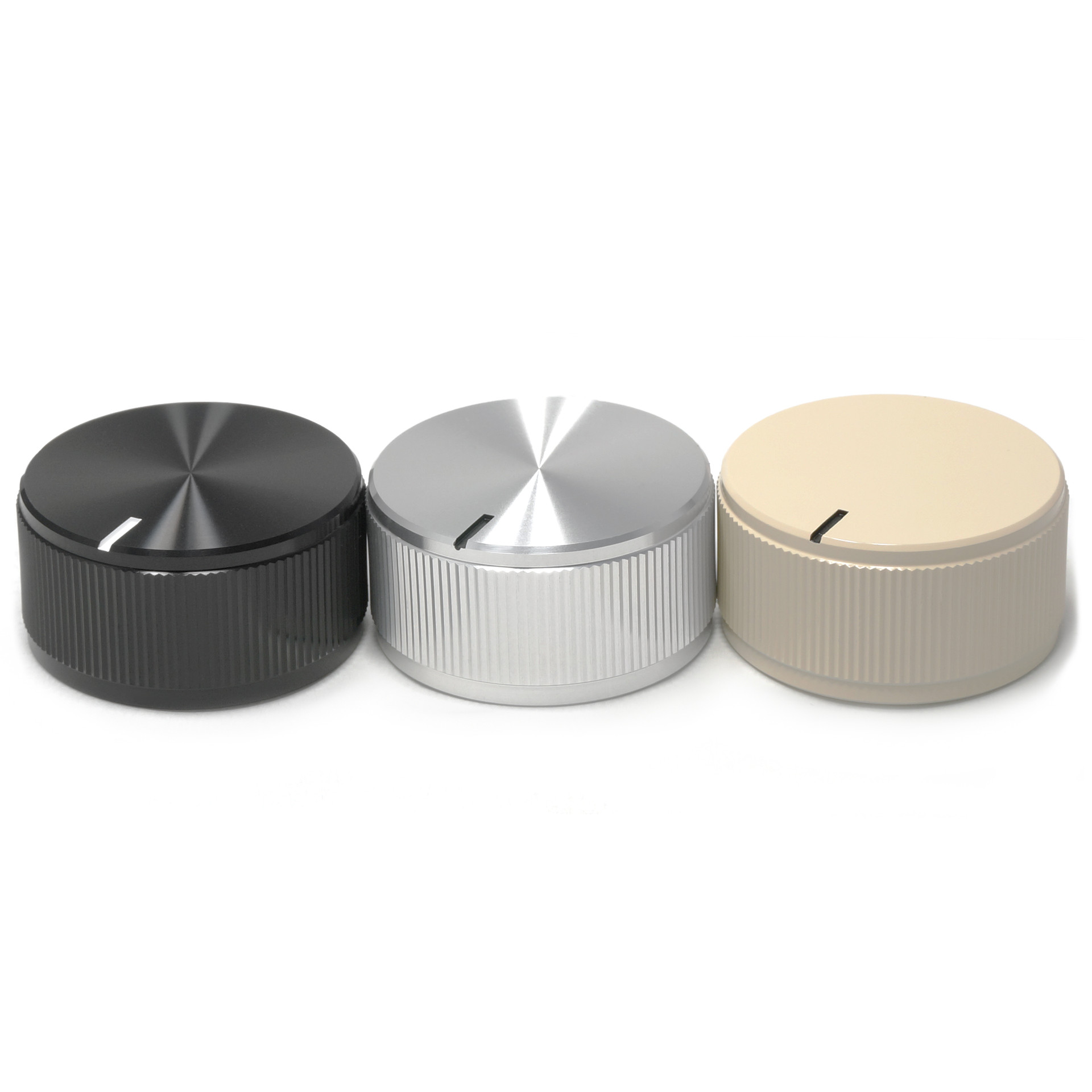 41mm Silver Aluminum Knob | For Precision Instruments