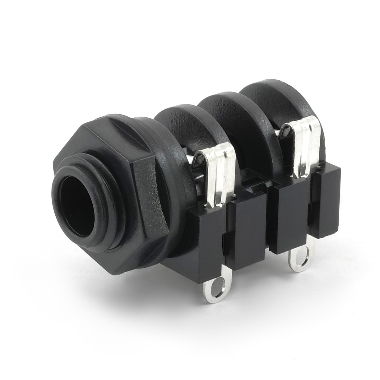 1/4" Stereo Switched Enclosed Jack - Solder Lugs - Love My Switches