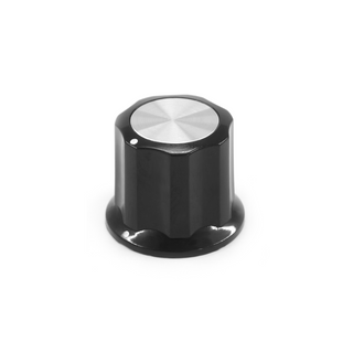 19mm Mirror Cap Knob with Dot Indicator | Synth Pointer