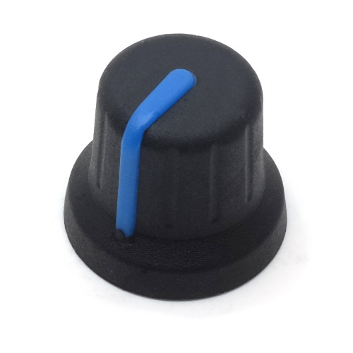 Soft Touch Rubber Knobs for Guitar Pedals | Knurled Shaft