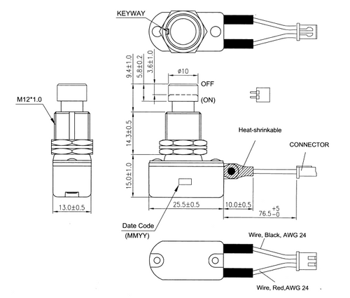 Pre-Wired SPST Momentary Foot Switch | Pro Grade Soft Click
