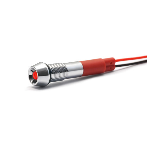 3mm Pre-Wired LED with Bezel | For Pedals and DIY Projects