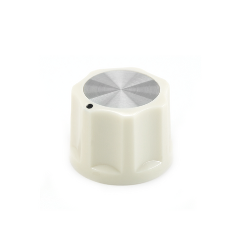 21mm Mirror Cap Knob with Dot Indicator | Synth Pointer