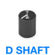 D Shaft Audio Control Knob | For Modular Synths & Trim Pots