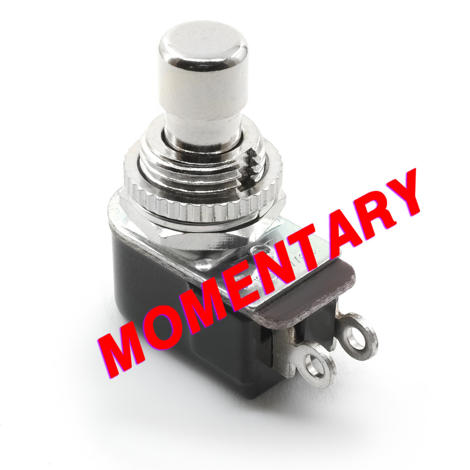 Soft Click SPST Momentary Foot Switch | Pro Grade Off-(On)
