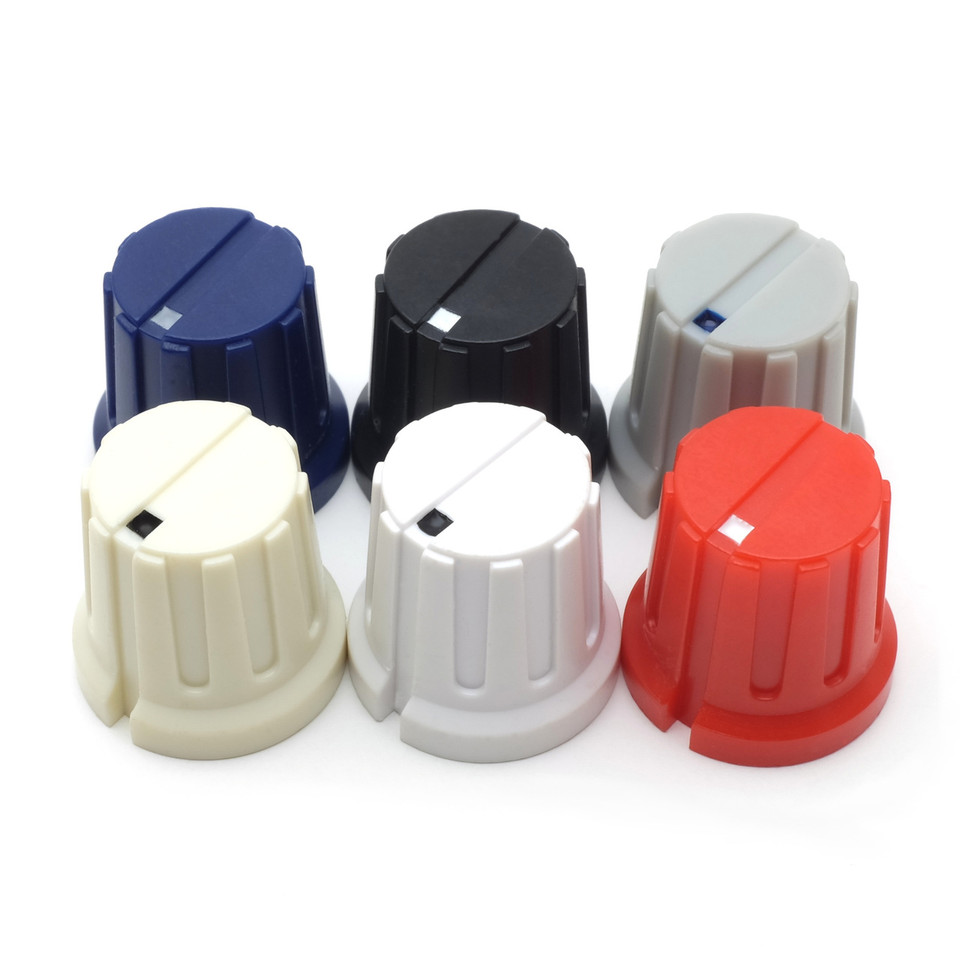 Rubber Audio Control Knob | For 18T Knurled Shaft