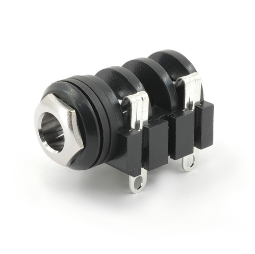 1/4" Enclosed Mono Jack | Switched Jack