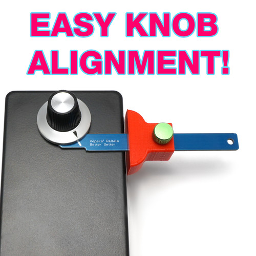 Better Setter Pedal/Amp/Synth Knob Alignment tool