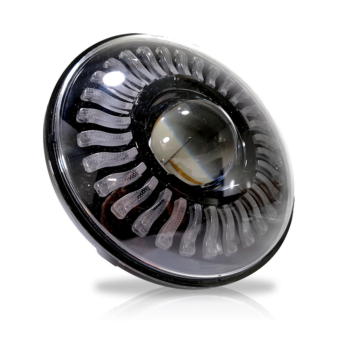 7 Inch DEMON EYE LED Headlights with Remote Control - GENSSI