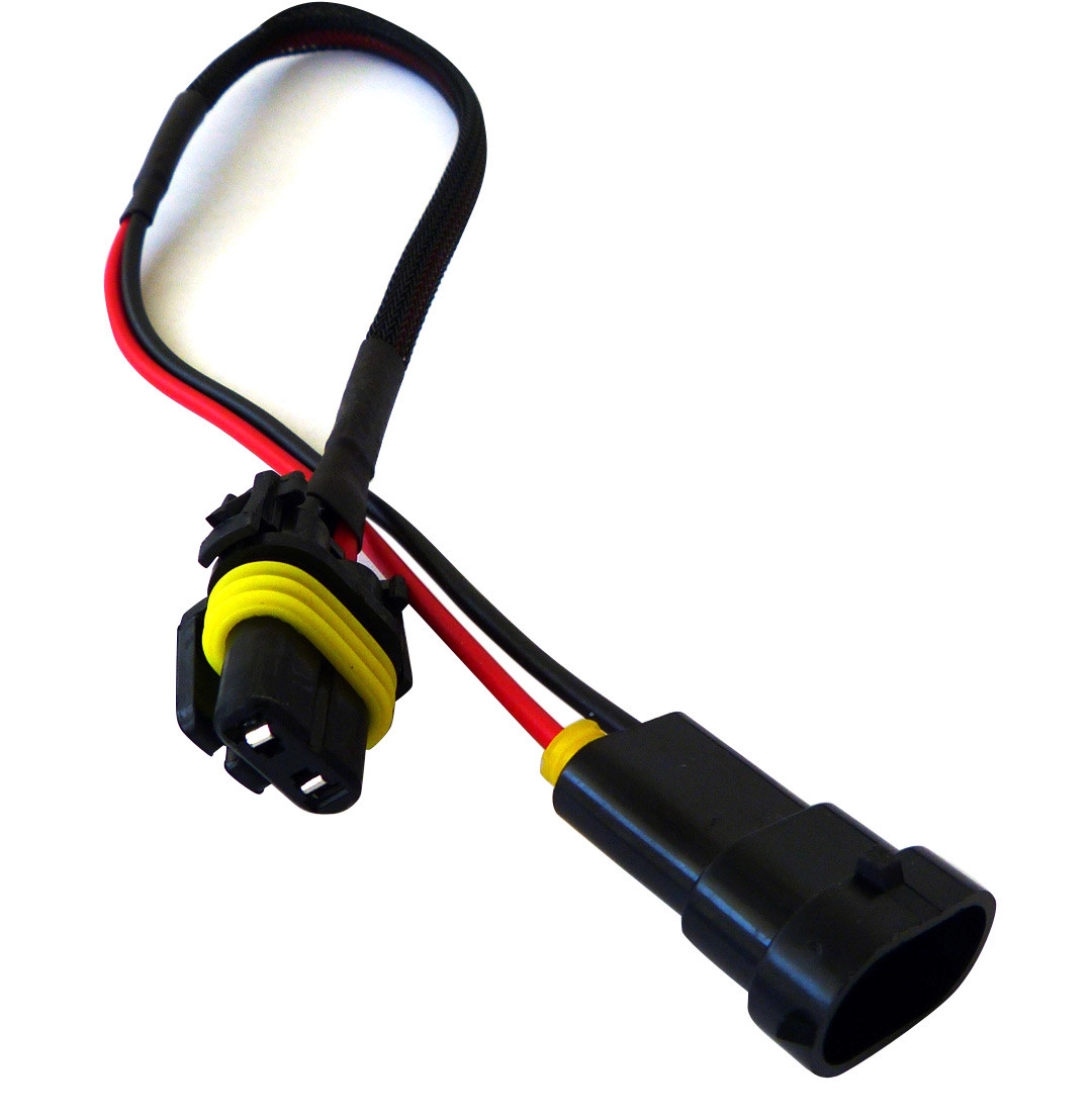 H11 Input Power Wire Car to 9006 Connector (2 Pack) - GENSSI