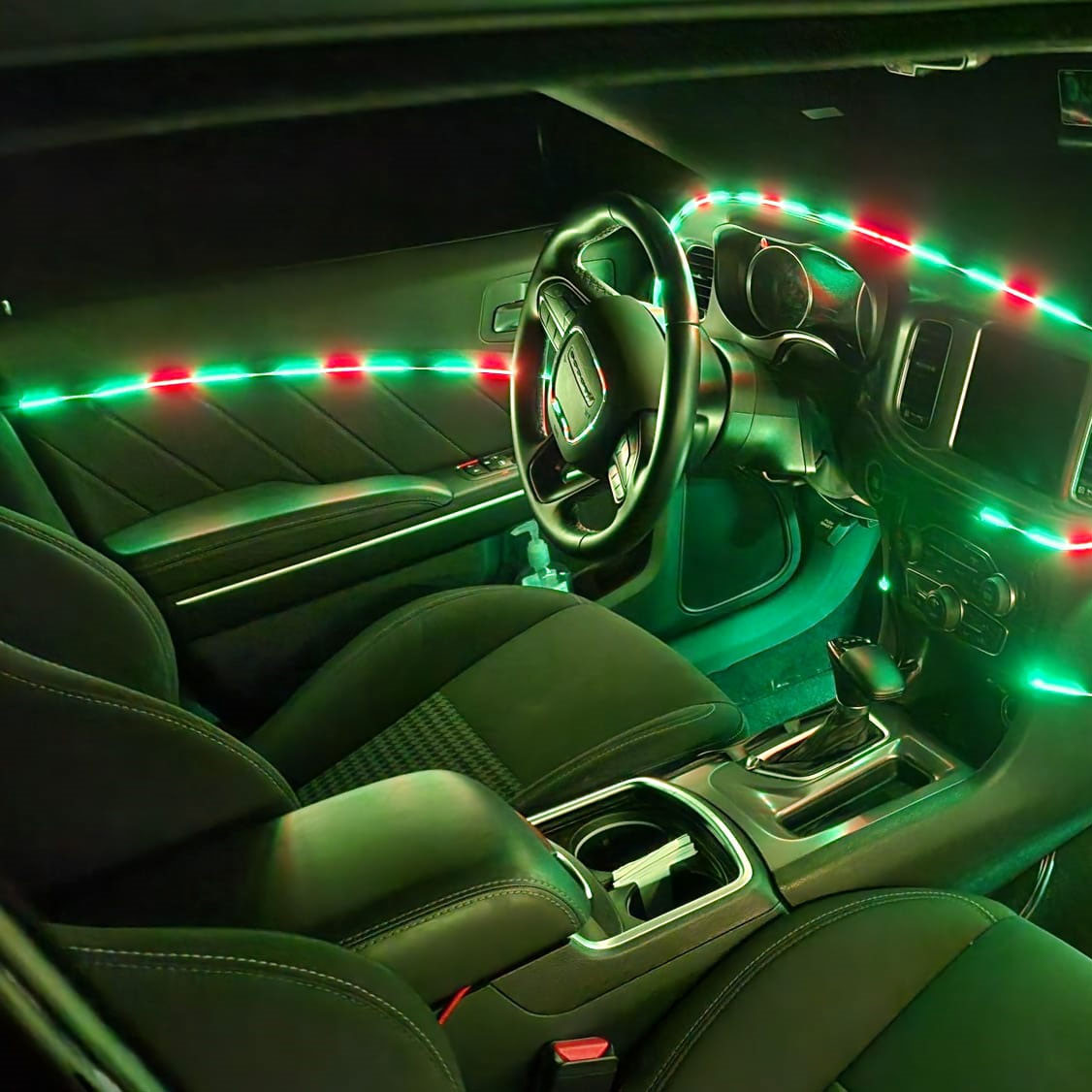 Flow RGB LED Strip Car Interior Exterior Kit with Wireless Controller ...