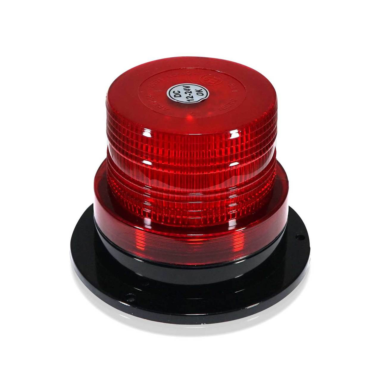 Red LED Emergency Flash Strobe and Rotating Beacon Warning Light - GENSSI