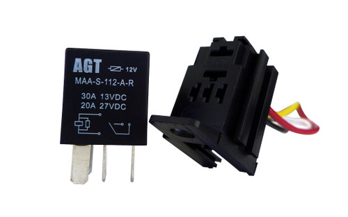 4 PIN 30A 12V SPST Micro Relay (10 Pack) - GENSSI